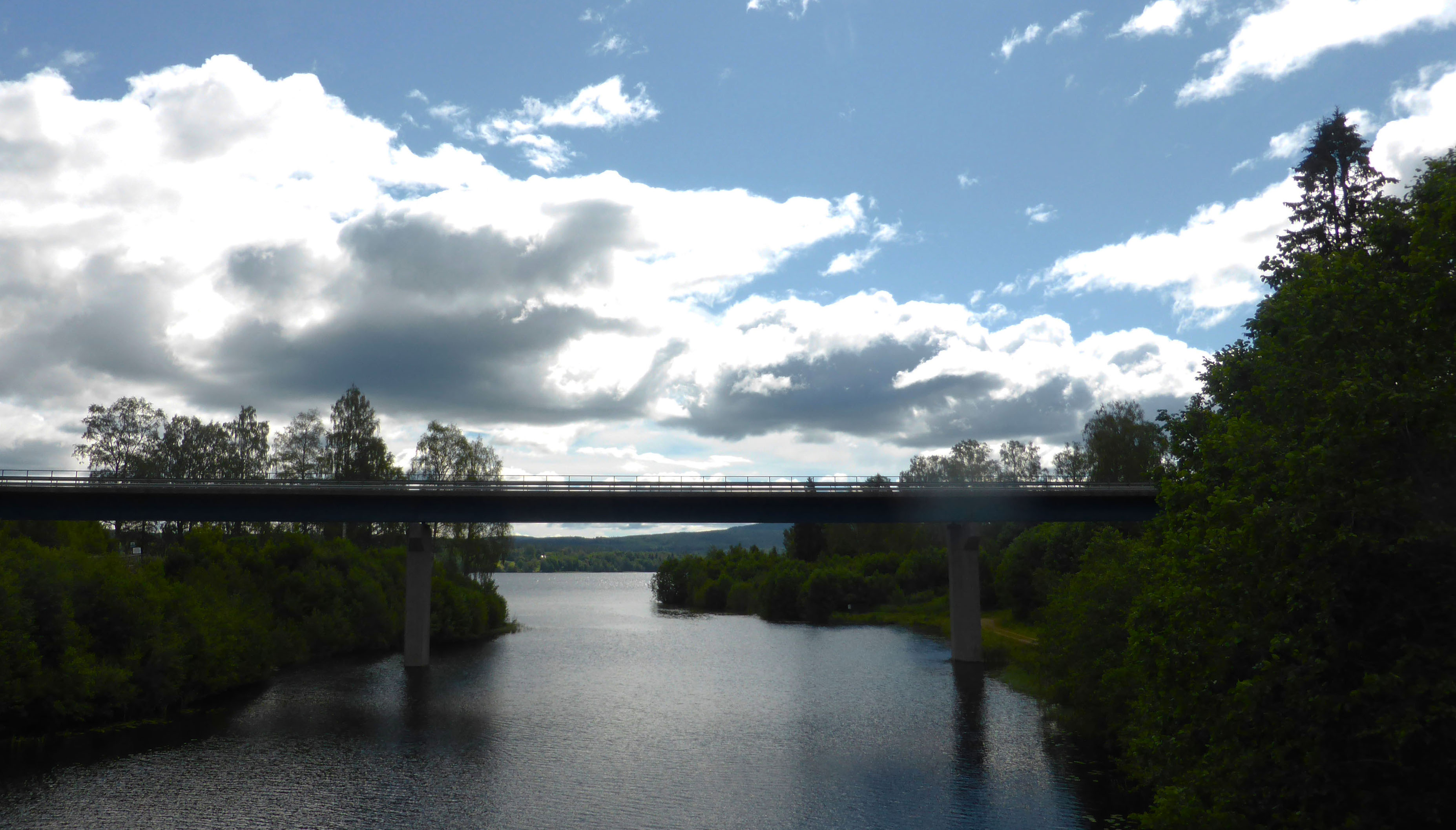 20190705 2 Råda Årosälven med bron över 62an | Runda hörnan